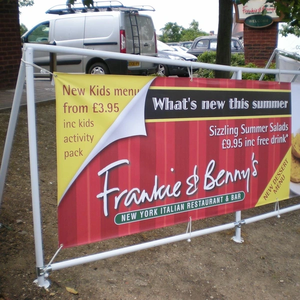 Heavy Duty Banner Frame | Furnival Press ltd