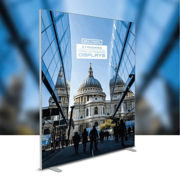 SEG Fabric Free-Standing Displays | Furnival Press ltd