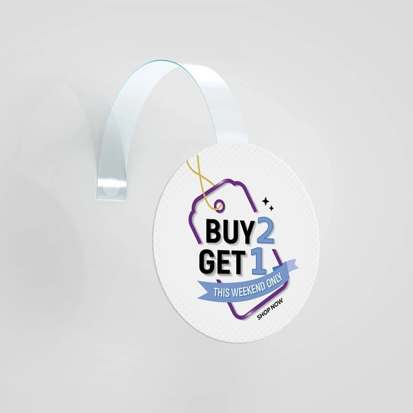 Shelf Wobblers - Circle Cut | Furnival Press ltd