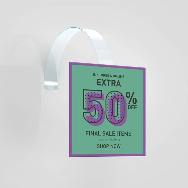 Shelf Wobblers - Square Cut | Furnival Press ltd